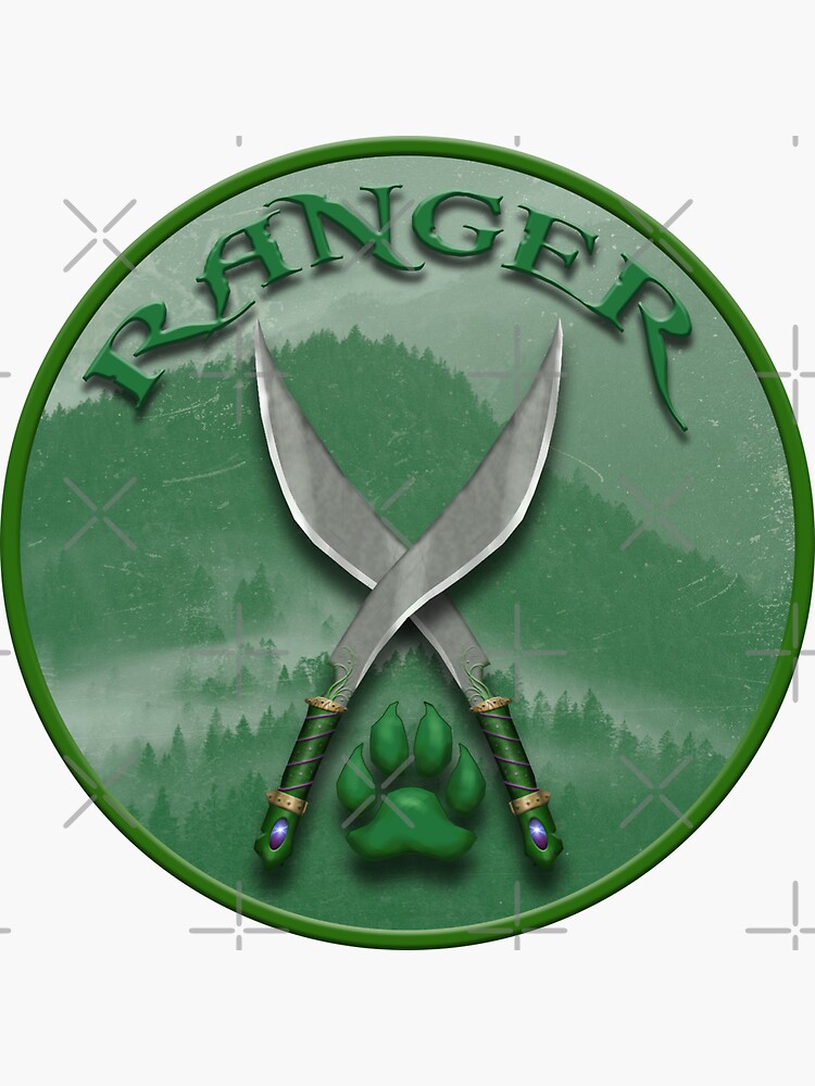 "DND Ranger Class Symbol Dungeons and Dragons" Sticker by ATPCustom ...