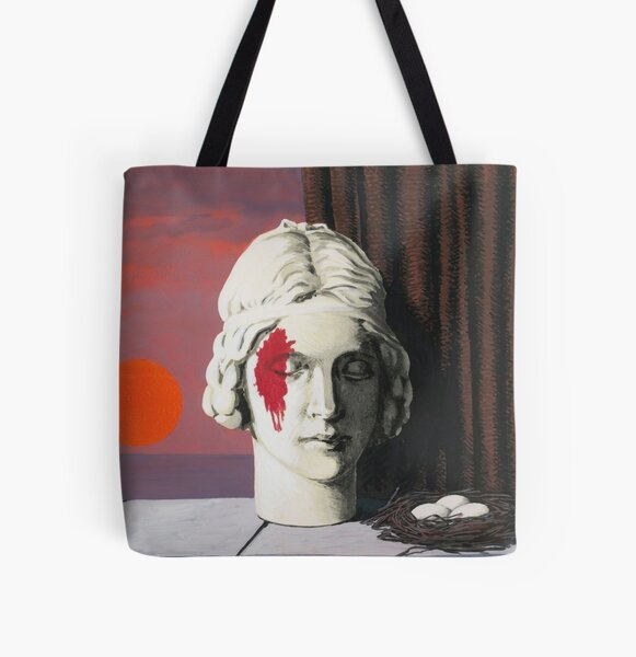 "Vintage Rene Magritte print, art of Rene Magritte,Rene Magritte" Tote ...