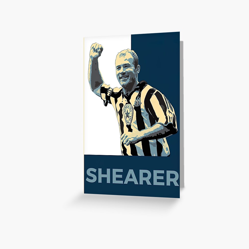 "Alan Shearer Pop Art" Greeting Card for Sale by LaurusHG | Redbubble