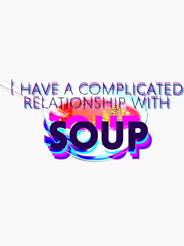 "Hyperpop Soup" Sticker by MeatWithDreams | Redbubble