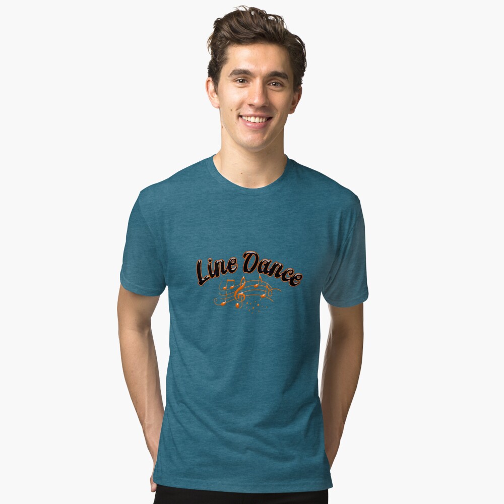 "Line Dance Music - Line Dancing" Sticker by Dubbra | Redbubble