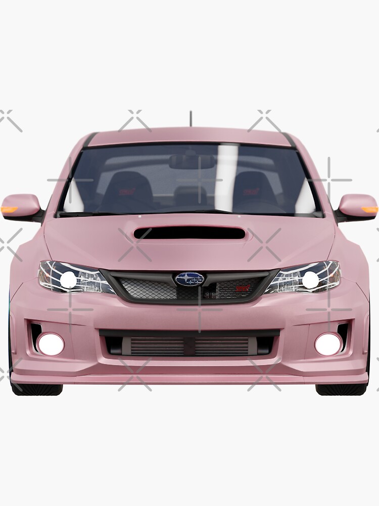 "Pink Subaru driver, Impreza, pink subaru driver" Sticker by car ...