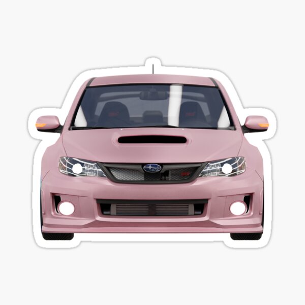 "Pink Subaru driver, Impreza, pink subaru driver" Sticker by car ...
