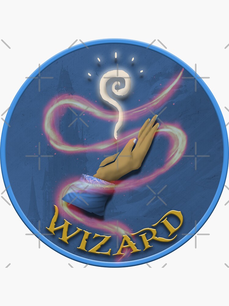 "DND Wizard Class Symbol Dungeons and Dragons" Sticker by ATPCustom ...