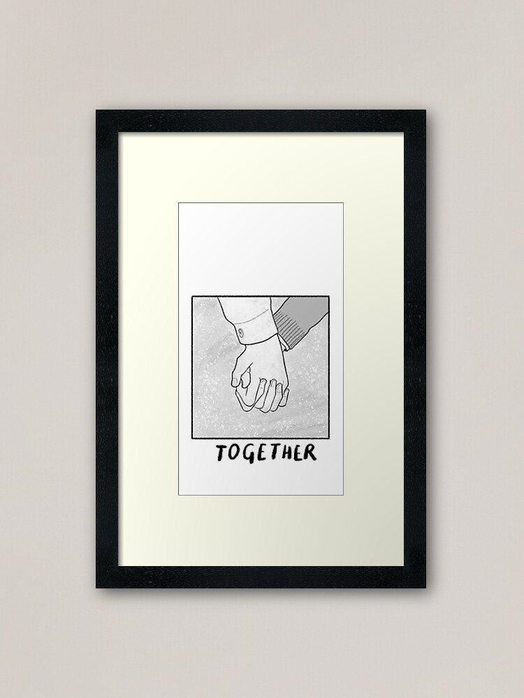 "Heartstoppers - Together " Framed Art Print for Sale by Dopestorex ...