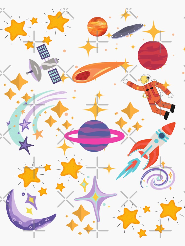 "COSMOS" Sticker for Sale by Vucko021 | Redbubble