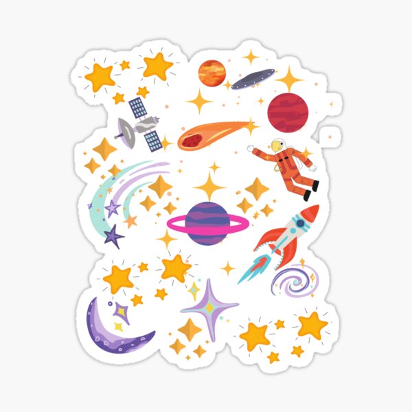 "COSMOS" Sticker for Sale by Vucko021 | Redbubble