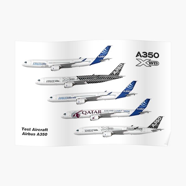 Airbus A350 Posters | Redbubble
