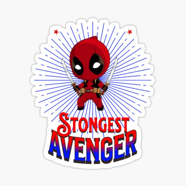 "Strongest Avenger" Sticker for Sale by BestdesignerFM | Redbubble