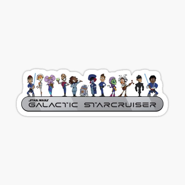 "Starcruiser Crew" Sticker by SillyNate | Redbubble