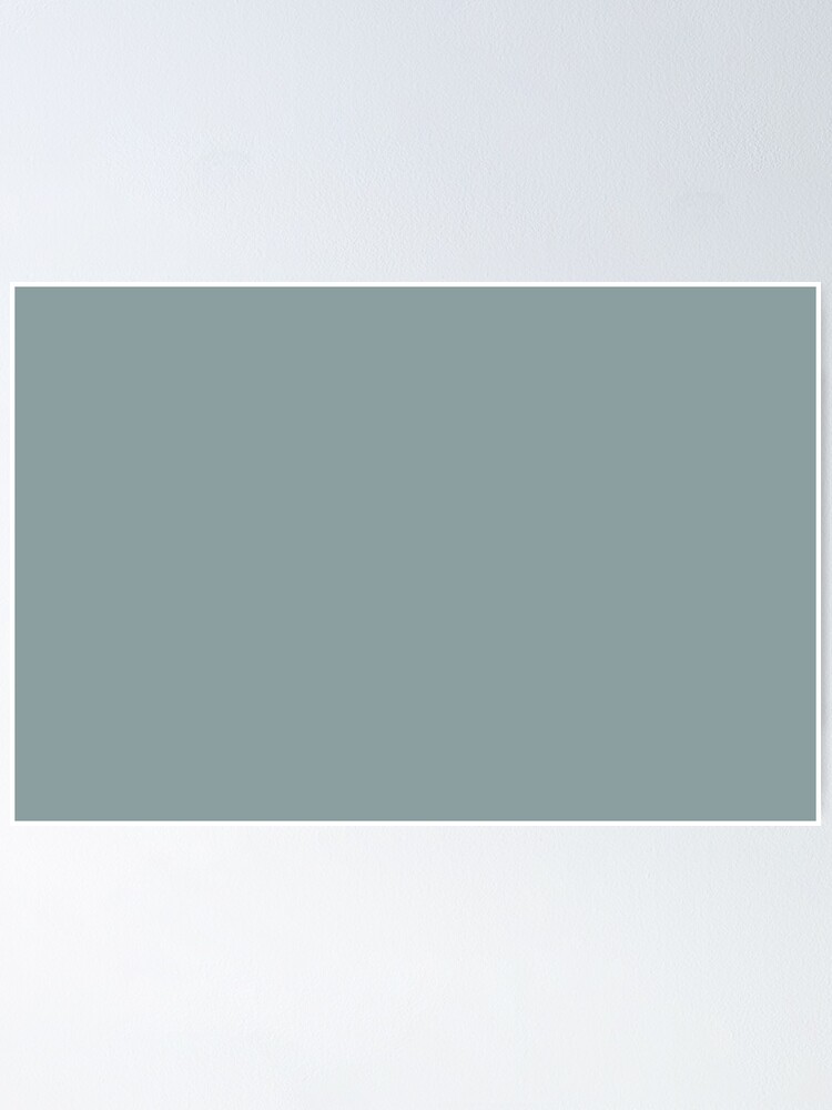 "Mid-tone Caribbean Aqua Blue Solid Color PPG Aqua Smoke PPG1034-5 ...