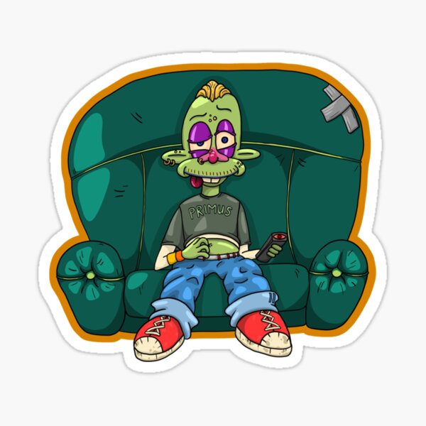 "Lacquer Head Couch Primus T-Shirt" Sticker by MartiVogl | Redbubble