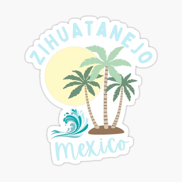 "Pastel Zihuatanejo Mexico - Pale Blue - Beach / Vacation / Cruise ...