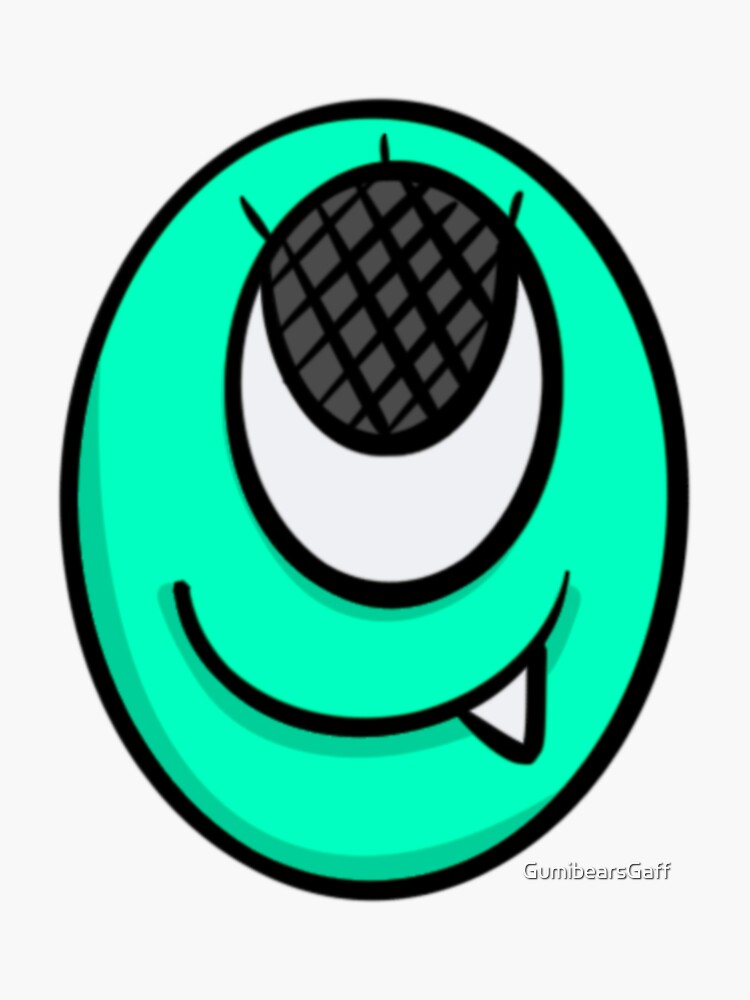 "Cyclops Eye" Sticker by GumibearsGaff | Redbubble
