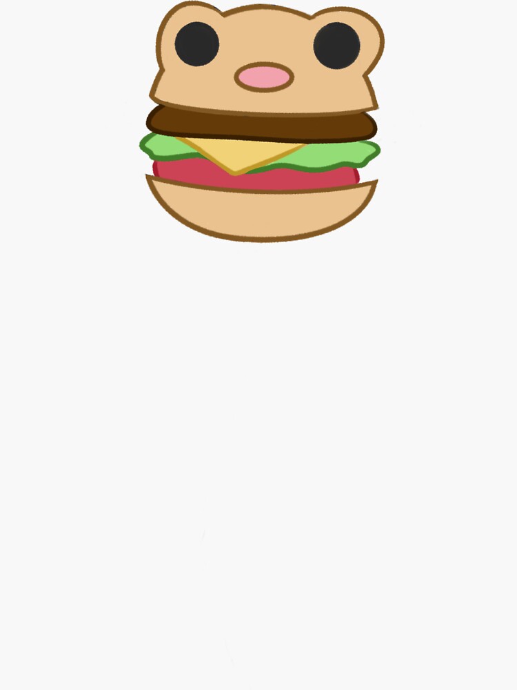 "Frog Burger" Sticker for Sale by untitledsheet | Redbubble