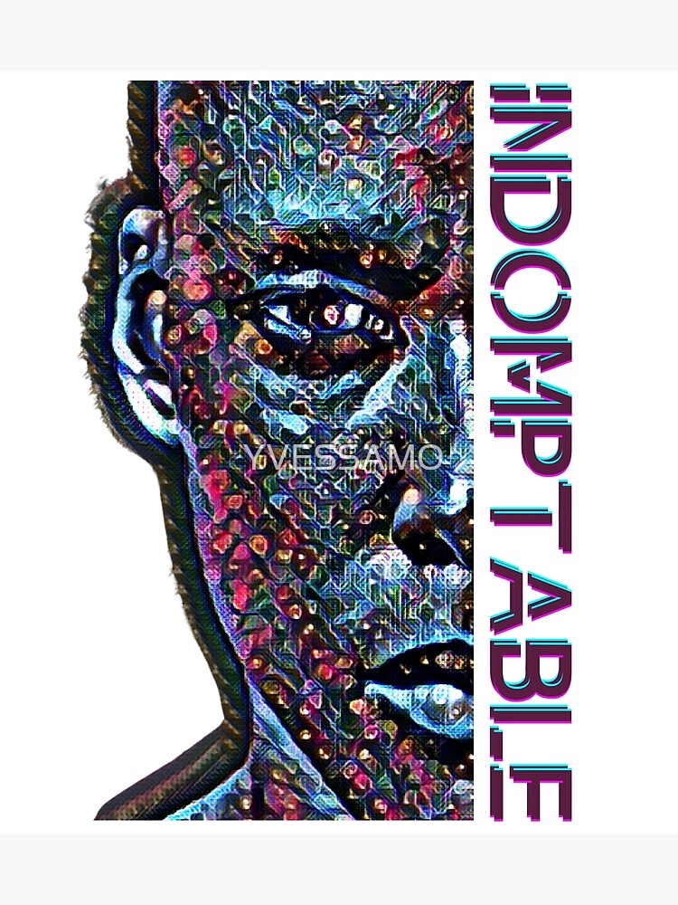 "indomitable - illustration for inspirational phrase" Poster for Sale ...