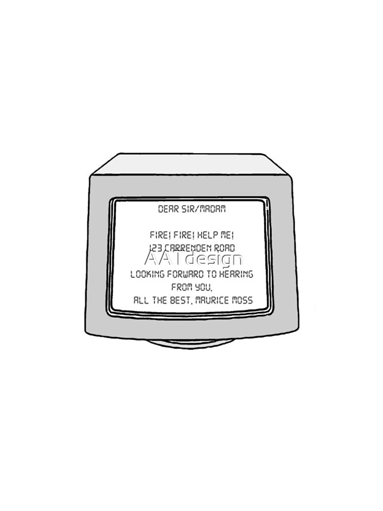 "The IT crowd, Moss email fire department" iPhone Case for Sale by ...