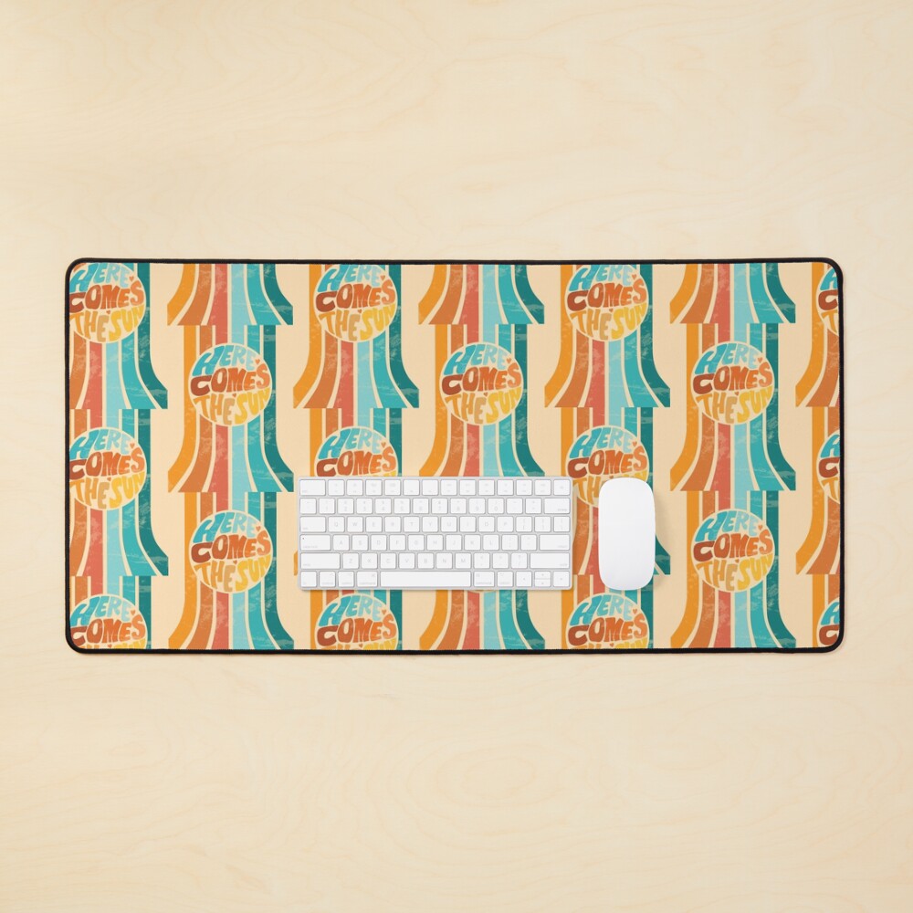 "Here-Comes-the-Sun-Retro-70s-Beatles-Art-Print" Poster for Sale by ...