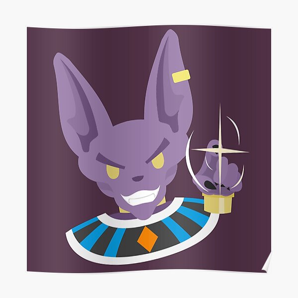 "DBS | Beerus" Poster for Sale by Plateandoatcake | Redbubble