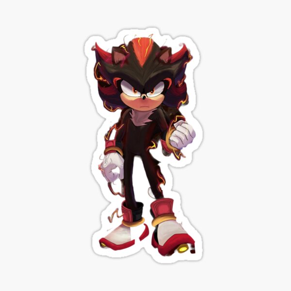 "Shadow the hedgehog " Sticker by Shopclubdesign | Redbubble