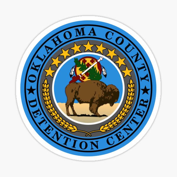 "OKLAHOMA COUNTY DETENTION CENTER" Sticker for Sale by WOOFANG | Redbubble