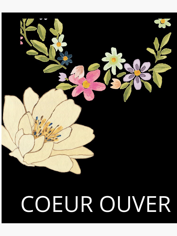 "TICHORT MARK OPEN HEART" Sticker by ADHRALIRFANE | Redbubble