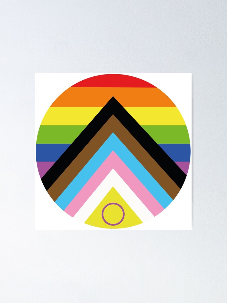 "Progress Pride Flag Circular Design" Poster for Sale by ainebethell ...