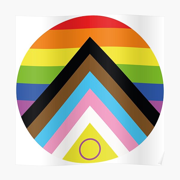 "Progress Pride Flag Circular Design" Poster for Sale by ainebethell ...