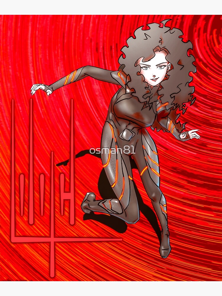 Poster « Lilith bande dessinée manga roman graphique anime personnage ... Poster « Lilith bande dessinée manga roman graphique anime personnage ...