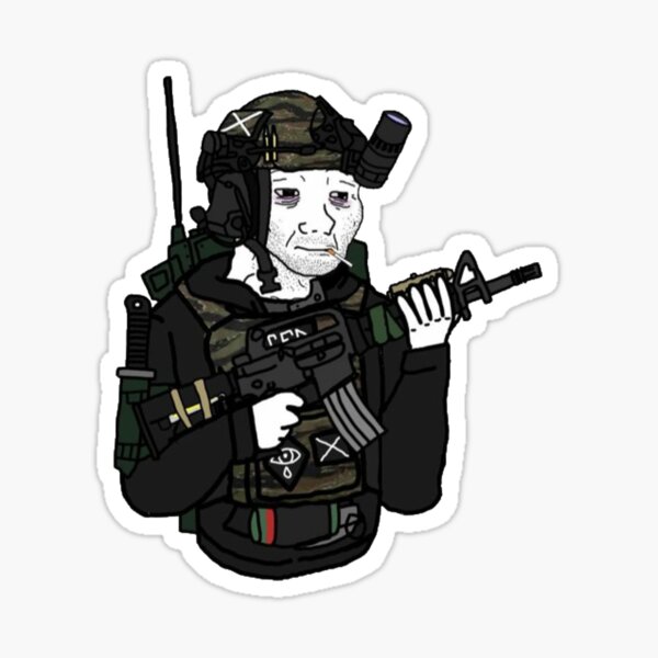 "Task Force Doomer" Sticker by fredlaxer | Redbubble