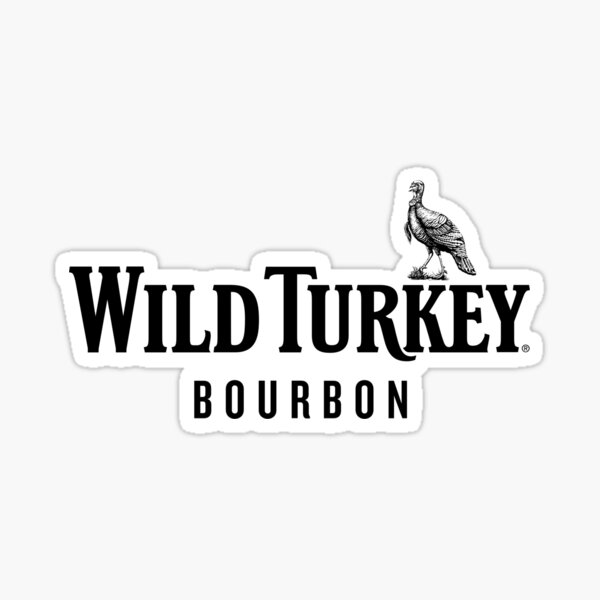 "Wild Turkey Bourbon" Sticker by fredlaxer | Redbubble