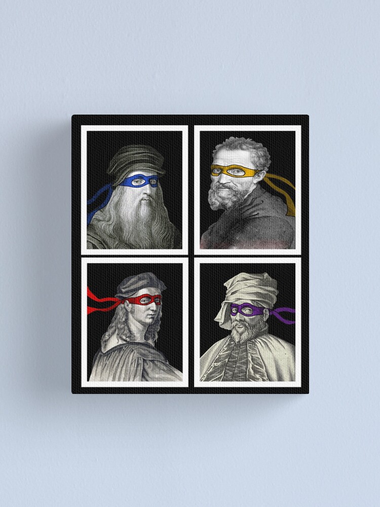 "Ninja Artists Leonardo Donatello Raphael Michelangelo Parody ...