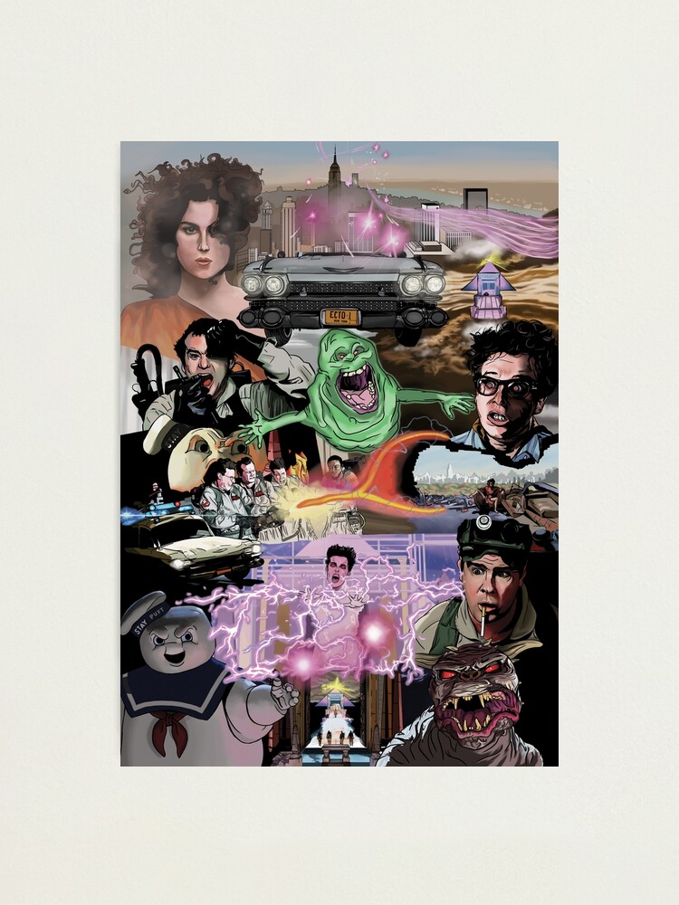 "Ghostbusters Comic Montage" Photographic Print for Sale by PointBlank ...