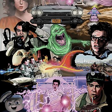 "Ghostbusters Comic Montage" Poster for Sale by PointBlank | Redbubble
