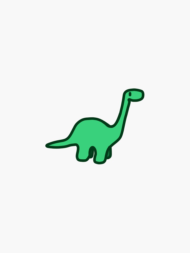"Diplodocus" Sticker for Sale by Nesky | Redbubble