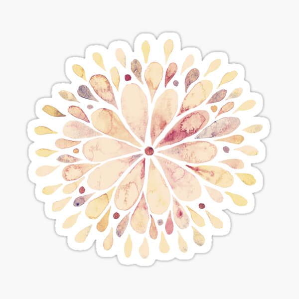 "New Blooms " Sticker for Sale by Goodmoodstudios | Redbubble