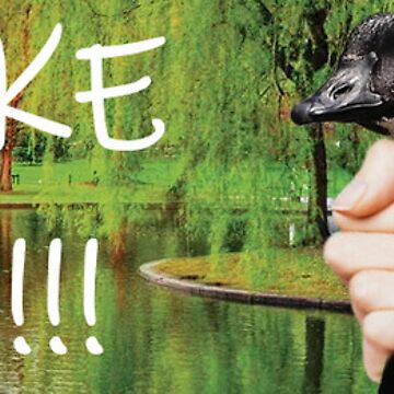 "I Choke Geese!" Sticker for Sale by spaghetticanoe | Redbubble