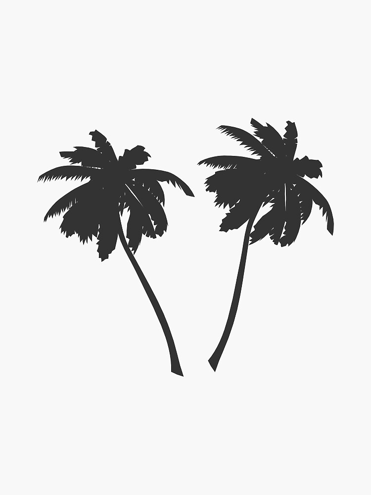 "palm trees " Sticker for Sale by emilyweis1001 | Redbubble