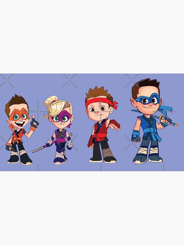 "Ninja Kidz, Cartoon Ninjaz" Poster for Sale by smkidokid | Redbubble