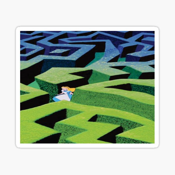 "Maze" Sticker for Sale by Ochic | Redbubble
