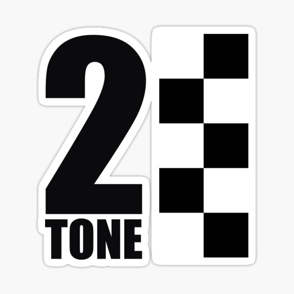 "2 Tone" Sticker by TheHawksAerie | Redbubble