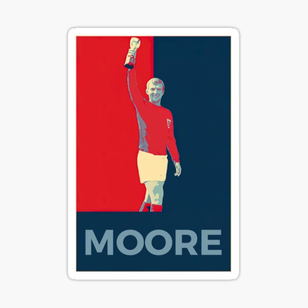 "Bobby Moore Pop Art" Sticker by LaurusHG | Redbubble