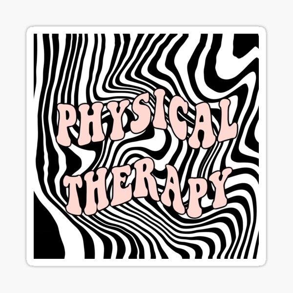 "Pink Physical Therapy" Sticker by lexijadebb | Redbubble