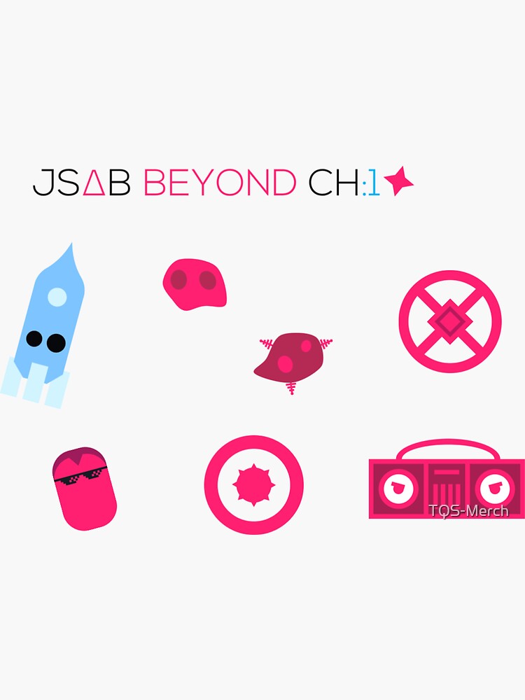 "JSAB Beyond Sticker Pack " Sticker for Sale by TQS-Merch | Redbubble