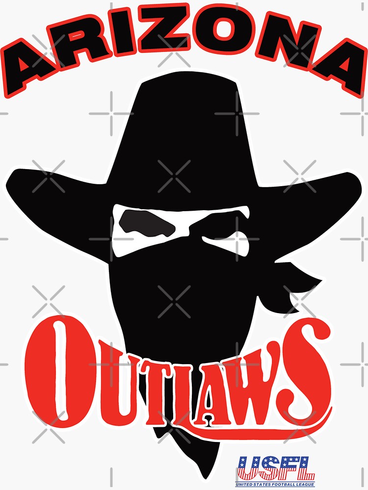 "Arizona Outlaws" Sticker for Sale by TeeArcade84 | Redbubble