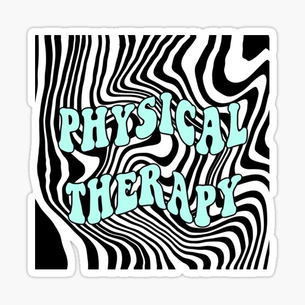 Blue Physical Therapy Sticker By Lexijadebb Redbubble Blue Physical Therapy Sticker By Lexijadebb Redbubble