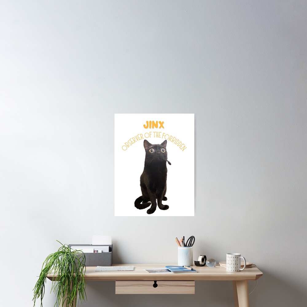 "Jinx The Cat classic t shirt | Jinx The Cat meme Tee " Poster for Sale ...