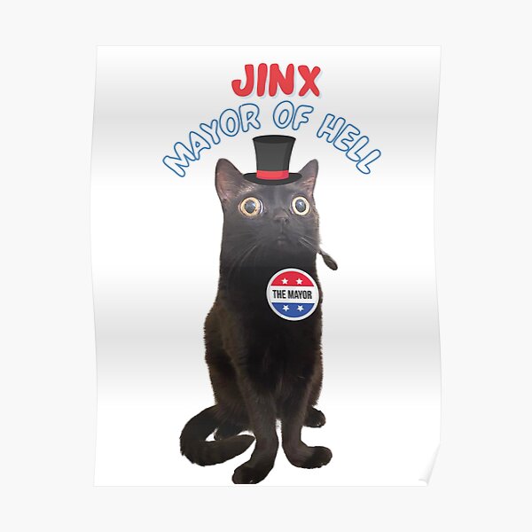 "Jinx The Cat classic t shirt | Jinx The Cat mayor of hell Tee and ...