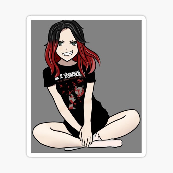 "Alt Girl OC" Sticker by Sasanof | Redbubble