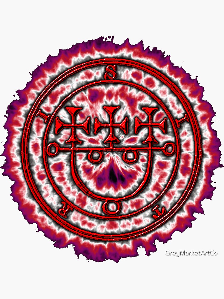 "SEAL OF SITRI" Sticker by GreyMarketArtCo | Redbubble
